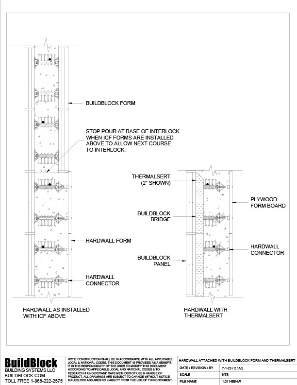 1.011 - BBHW Hardwall Attached with BuildBlock Form and Thermalsert ...