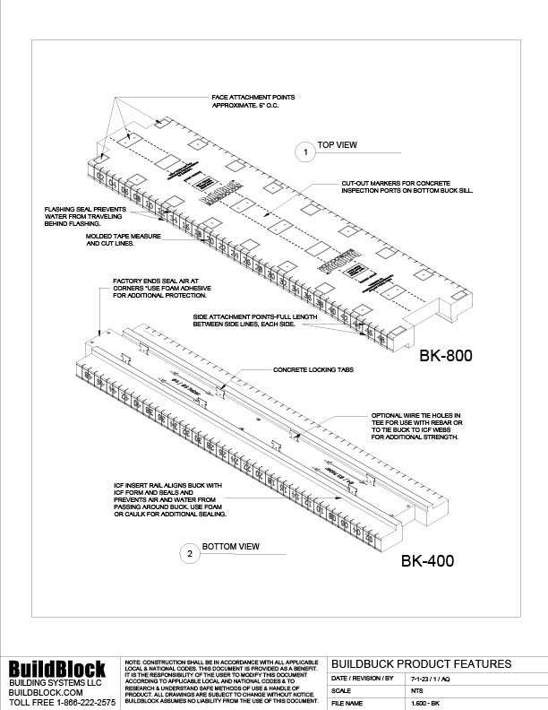 1.600 - BK BuildBlock Product Features (PDF) - BuildBlock Insulating ...