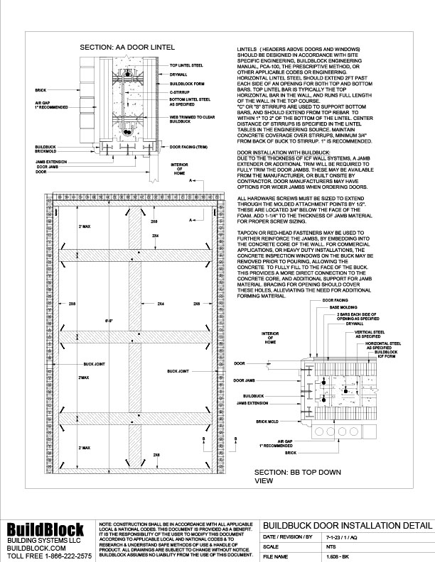 1.608 - BK BuildBuck Door Installation Detail (PDF)