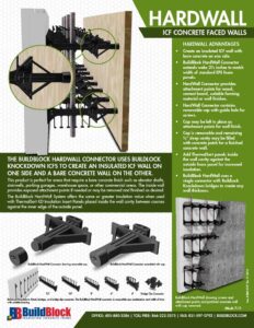 BuildBlock Hardwall Brochure - BuildBlock Insulating Concrete Forms