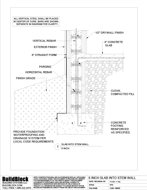 A Slab Of Concrete Stem Wall Diagram Retaining Walls: Types, Designs,