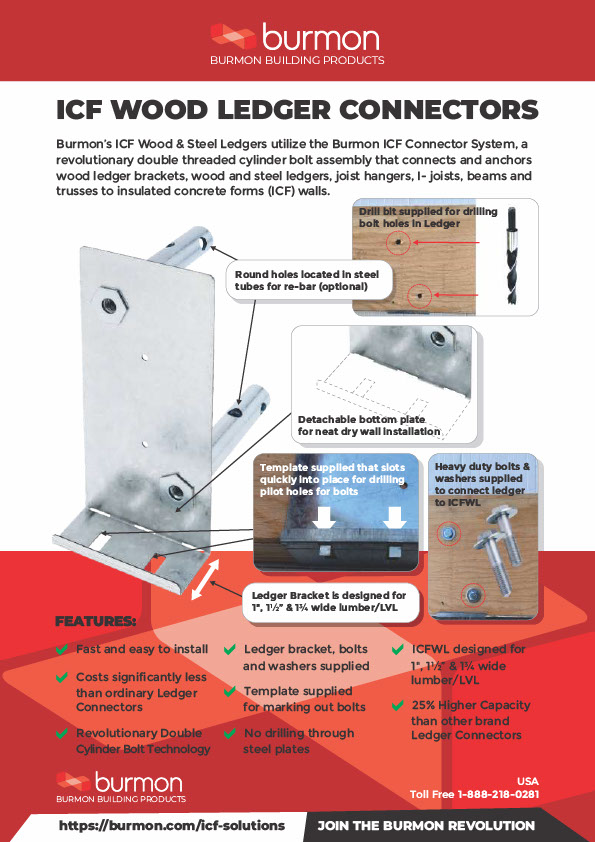 Burmon ICF Wood Ledger Connector Brochure - BuildBlock Insulating ...